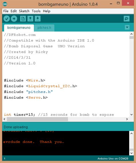拆弹专家套件 Arduino智造
