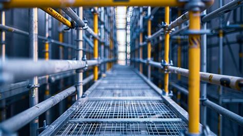 A Photo Of A Scaffold Platform Premium Ai Generated Image