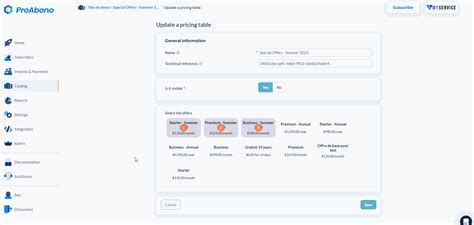 How To Re Order Offers In A Pricing Table Assistance And Documentation