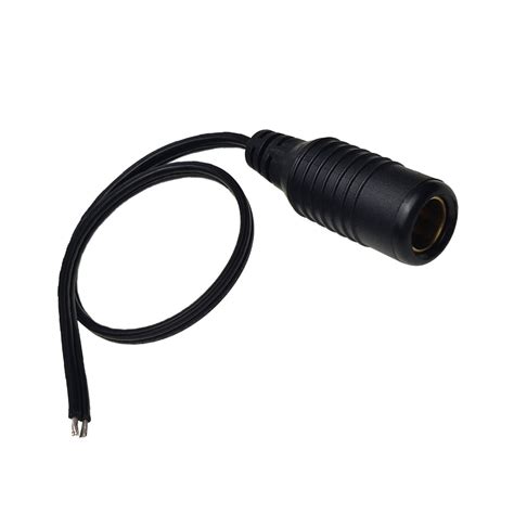 Bottone Din Female Connectors Wire 18awg Adapter Cable Cord For Motorcycle Power Socket Outlet