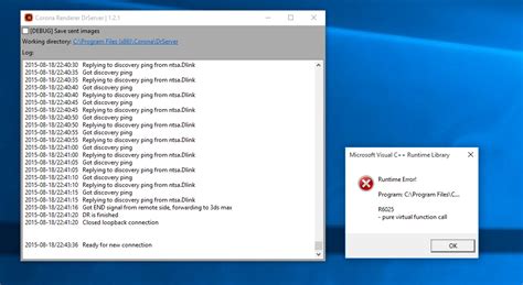 I Am Getting C Runtime Error R6025 Pure Virtual Function Call