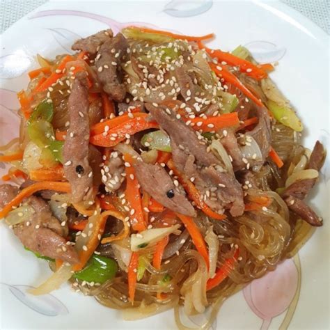간단하게 잡채 만드는법 잡채 재료
