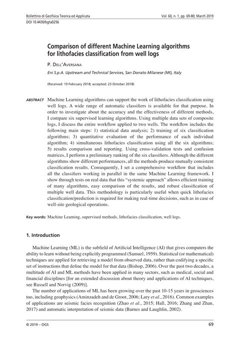 Pdf Comparison Of Different Machine Learning Algorithms For