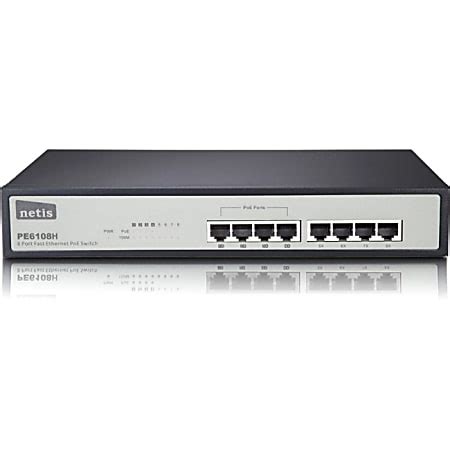 Netis Port Fast Ethernet PoE Switch Port PoE Af ODP Business Solutions