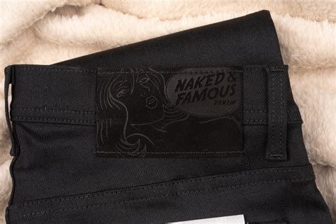 All Black Comfort Stretch Naked And Famous Denim