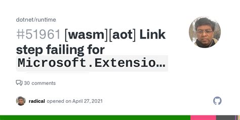 Wasm Aot Link Step Failing For `microsoftextensionslogging