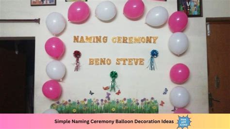 12 Simple Naming Ceremony Decoration At Home