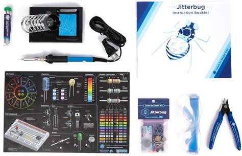 Jitterbug Deluxe Kit Diy Soldering Kit For Beginners Electronics