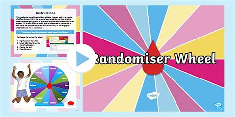 Randomiser Wheel Twinkl Teaching Resources Twinkl