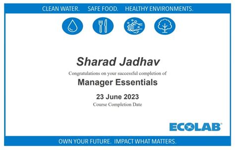 sharad jadhav on linkedin ecl certificateofcompletion