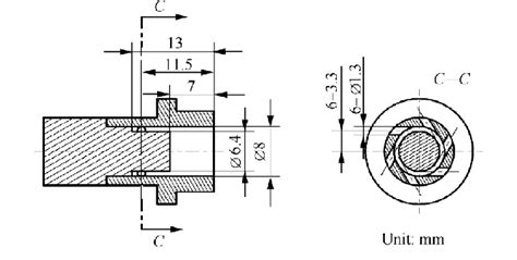 Schematic Of Simplex Open End Swirl Injector Download Scientific Diagram