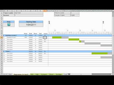 How To Make Gantt Chart With Excel YouTube
