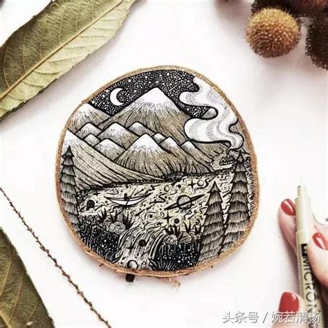 針管筆下的世界來自於ins插畫師menis art的作品欣賞 每日頭條