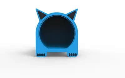 3d Printed Cat House Shelter Free 3d Print Model Makerworld