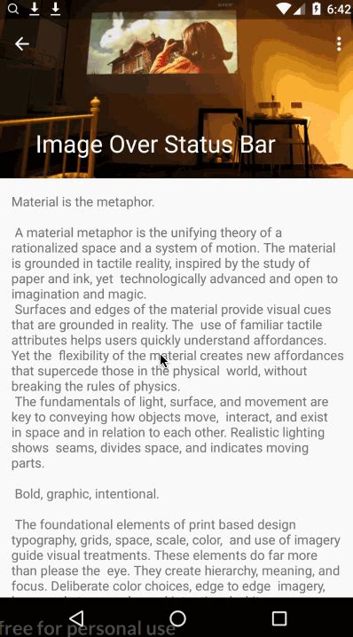 Translucentbar This Library Offers A Simple Wa Codekk Androidopen
