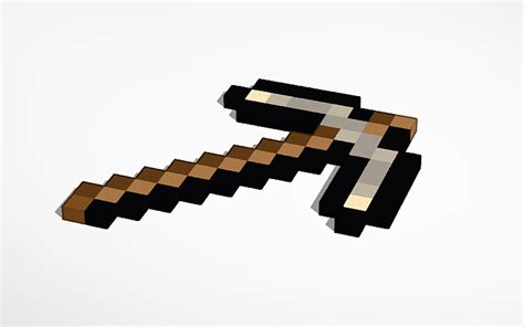 3d Design кирка из майнкрафта Tinkercad