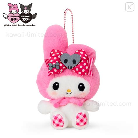 Japan Sanrio Mascot Holder My Melody Black Pink Party Kawaii Limited