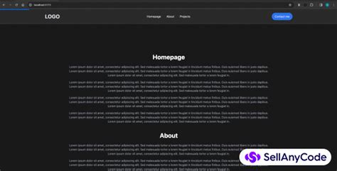Tailwindcss Responsive Navbar Source Code SellAnyCode