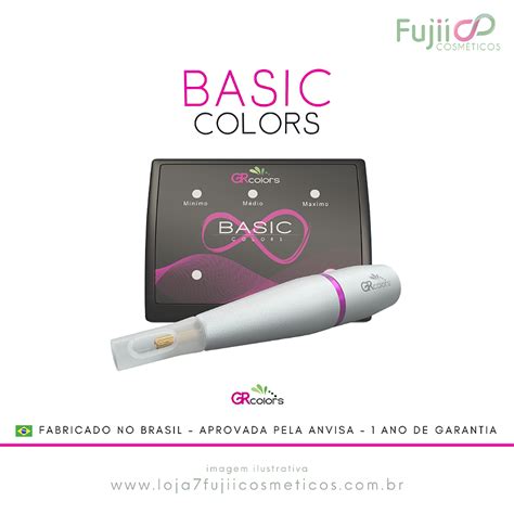 Fujii Cosméticos Dermógrafo Gr Colors Basic Colors Fujii Cosméticos