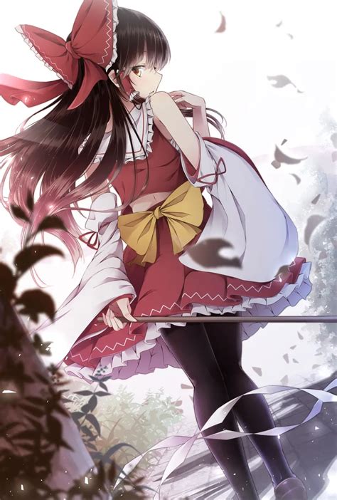 Hakurei Reimu Touhou Mobile Wallpaper By Toyosak1 2069495