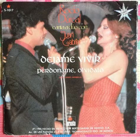 Rocio Durcal Lp 45rpm A Duo Con Juan Gabriel Déjame Vivir P Estándar