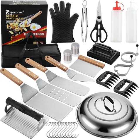 Professional Grade Griddle Accessories Kit 30pcs Flat Top Grill Tools