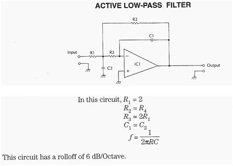 Audio Low Pass Filter Calculator At Melva Duran Blog