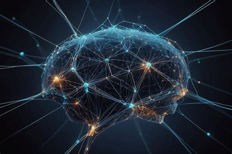 Network Of Neural Connections Generative Ai Premium Ai Generated Image