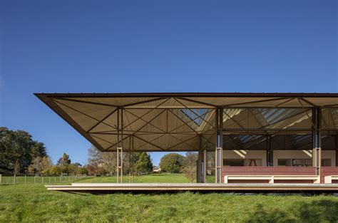 Niall Mclaughlin Architects Creates Glasshouse Informed Pavilion
