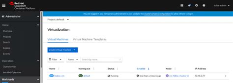 How To Run Openshift Virtualization In Codeready Container By Doy