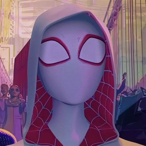 Spider Man Into The Spider Verse Is Shown In An Animated Scene With