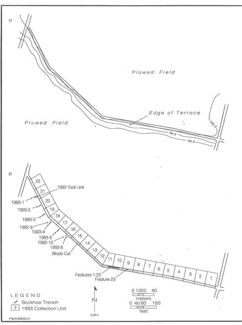 Site Maps Of 41hg153 Showing A Surface Topography And B