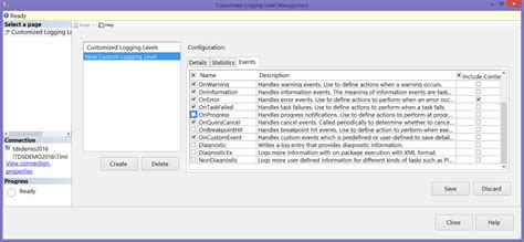 Ssis Custom Logging Levels Tim Mitchell
