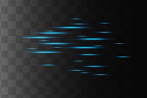 추상적 인 파란색 레이저 빔 검은 색 배경에 투명 하게 격리 벡터 일러스트레이션조명 효과투광등 지향성 0명에 대한 스톡 벡터 아트 및 기타 이미지 Istock
