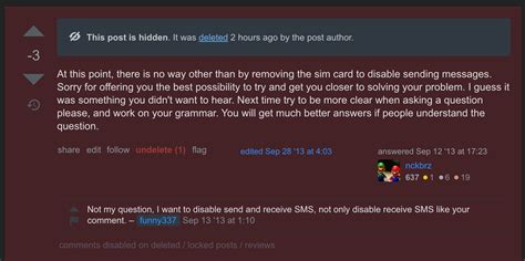 Inconsistency On Deleted Posts Notices Meta Stack Overflow