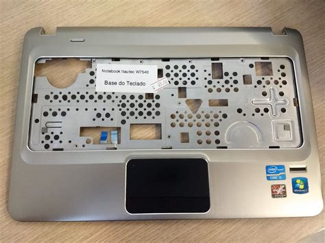 Carcaça Base Do Teclado Notebook Itautec W7540 Produtos Eletrônicos Monitores Teclados Fontes