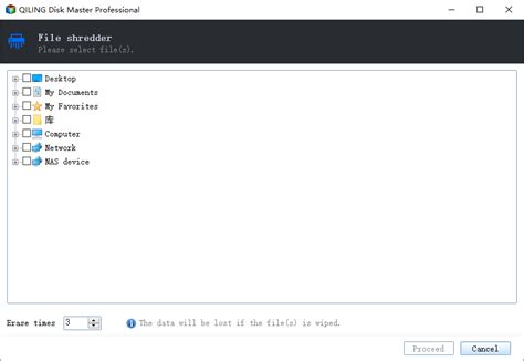 Select Files To Shred