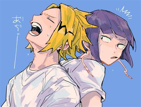 Kaminari Denki And Jirou Kyouka Personajes De Anime Parejas De Anime