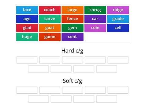 Lesson Hard And Soft C G Group Sort