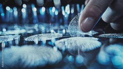 Examining Fingerprint Evidence At A Crime Scene For Forensic