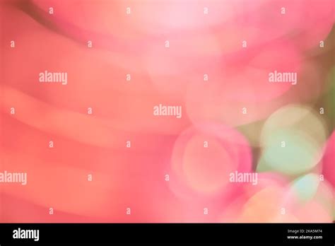 Abstract Romantic Background In Soft Pastel Tones Dynamic Design With Lights In Faded Pink With