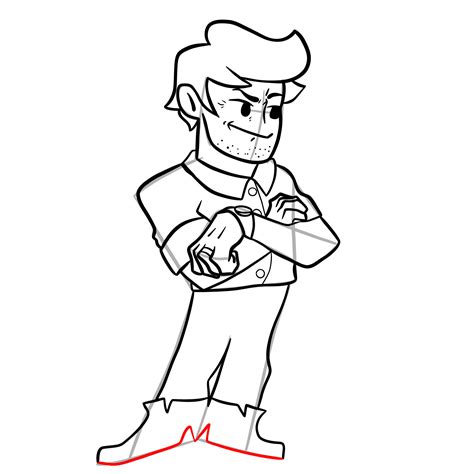 How To Draw Father Fairest Fnf Soft Sketchok Easy Drawing Guides