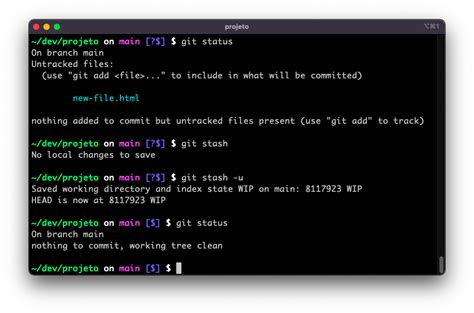 Git stash criando um backup das alterações atuais Insights para te ajudar na carreira em