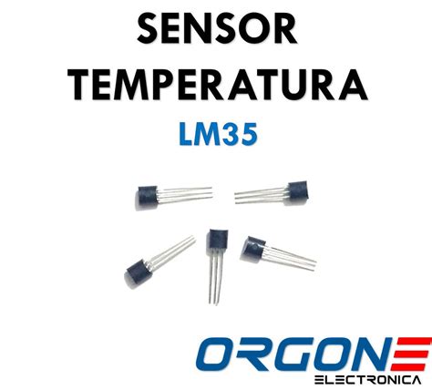 Sensor De Temperatura Lm35 Orgontec