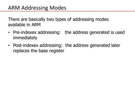 ppt arm load store instructions powerpoint presentation free
