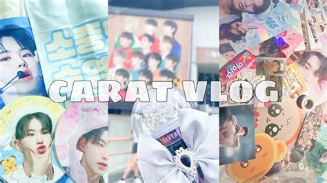 캐럿로그 너무 행복했던 콘서트 준비 및 정리 ฅ́˘ฅ̀ • 왕관 공구 • 응원봉 리본 • 호시 우치와 • 호시