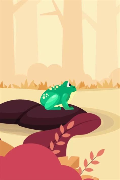 Frog Jump Animation Video In 2023 Motion Graphics Inspiration