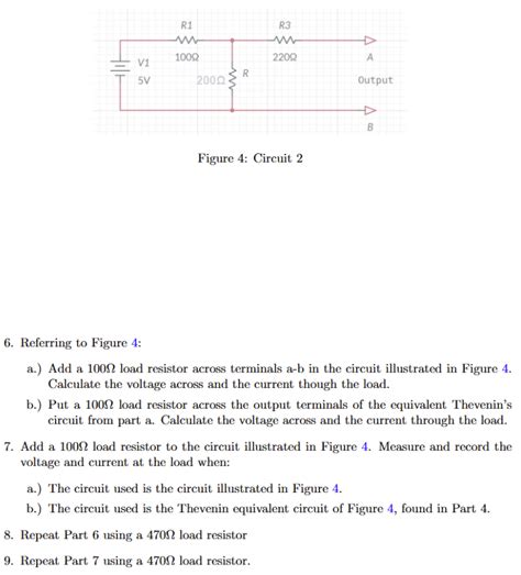 Solved Figure 4 Circuit 2 6 Referring To Figure 4 A Add