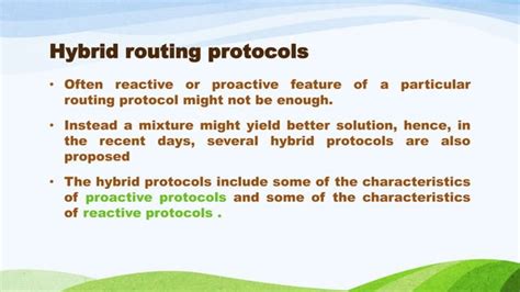 MANET Routing Protocols Issues And Classifications PPTX Computer Networking Computing
