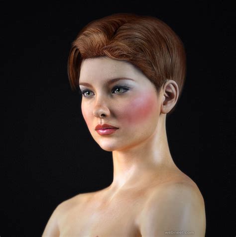 50 beautiful 3d girls and cg girl models from top 3d designers 2